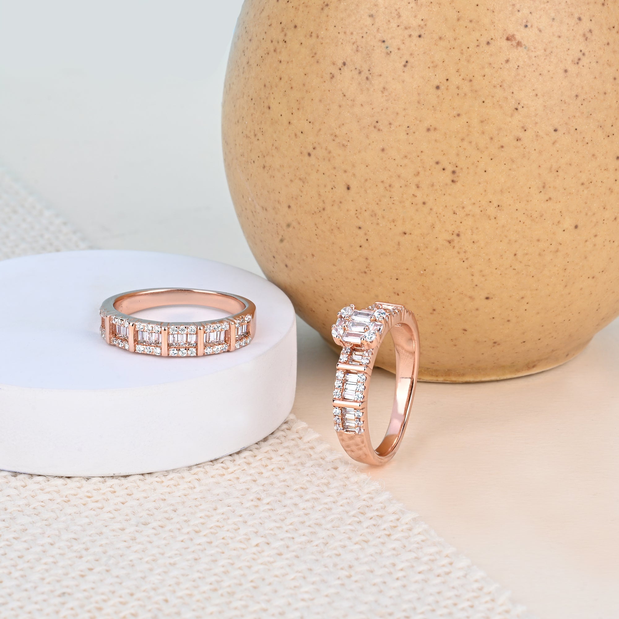 Silver Stack Rings | 925 Stack rings for women - Touch925