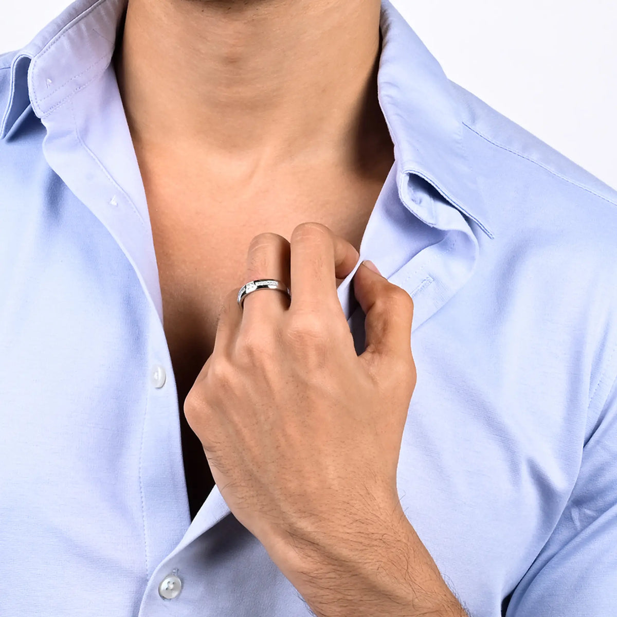 Four-Stone Men's Ring - Touch925