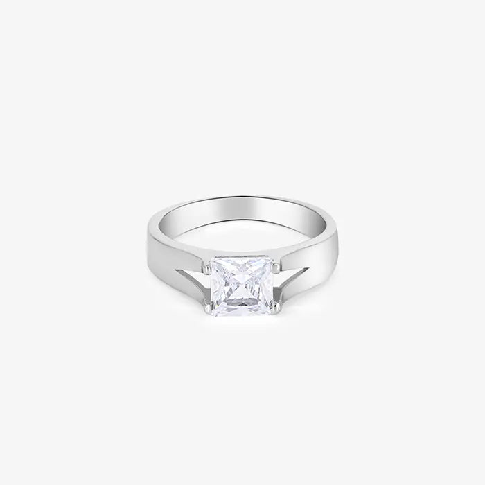 Square Stone Men's Ring - Touch925