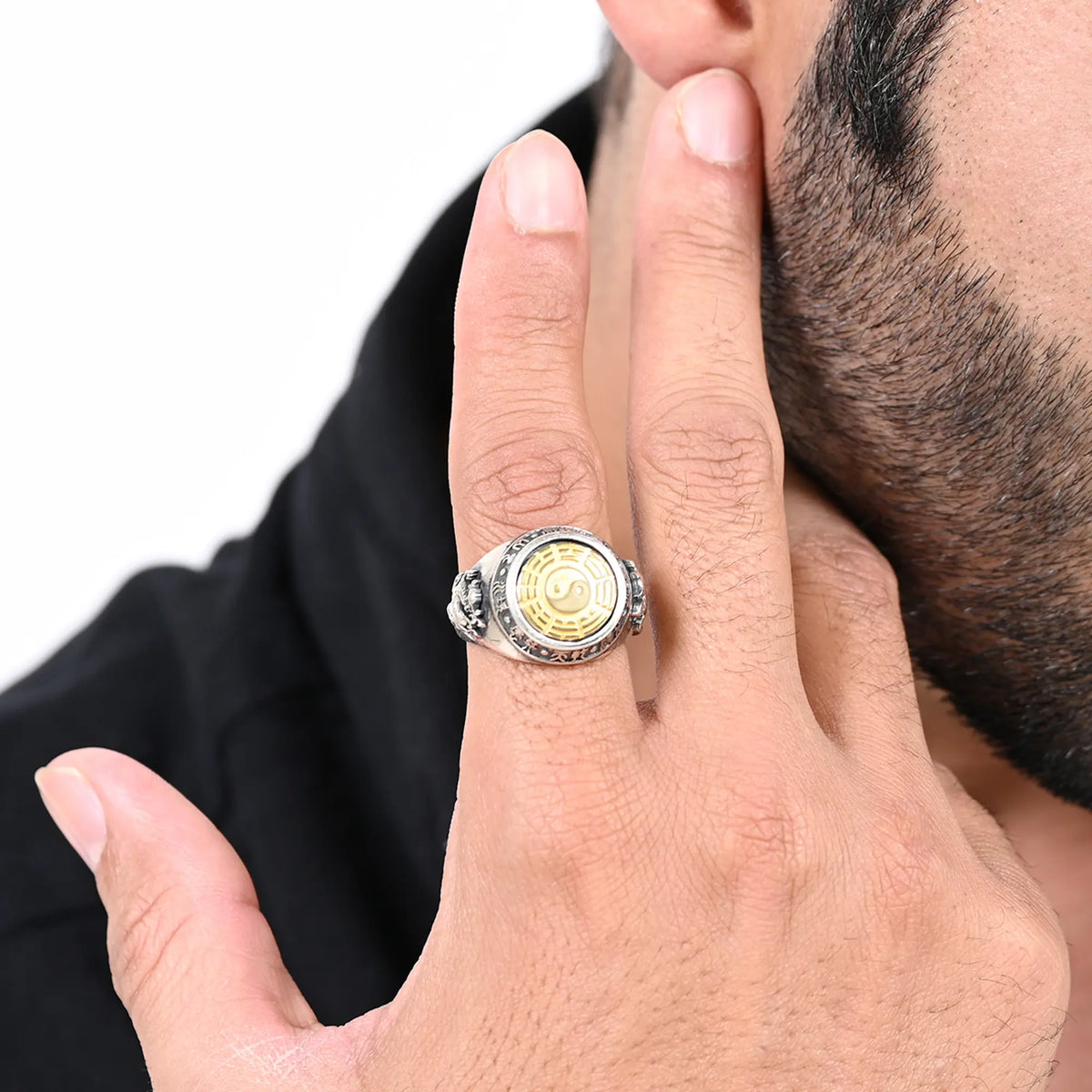 Bold Crest Ring - Touch925 Silver Jewellery