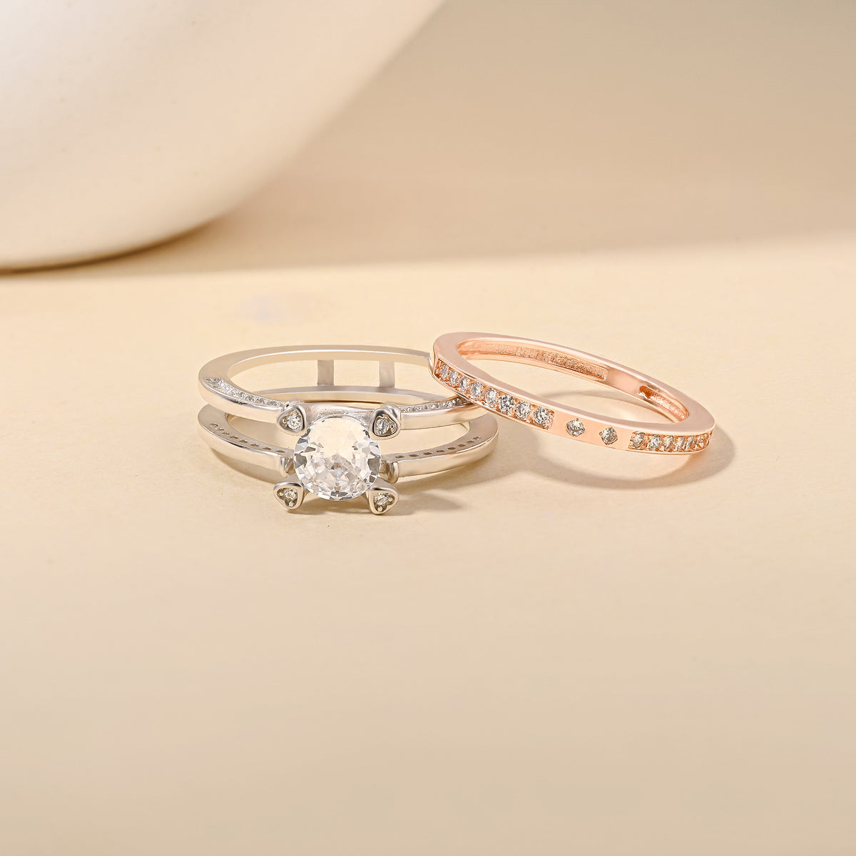 Into Each Other Ring - Touch925 Silver Jewellery