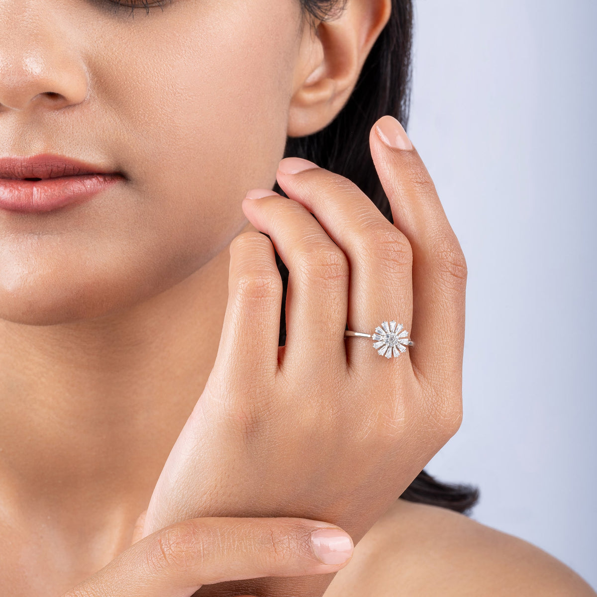 Flower Blossom Ring - Touch925 Silver Jewellery