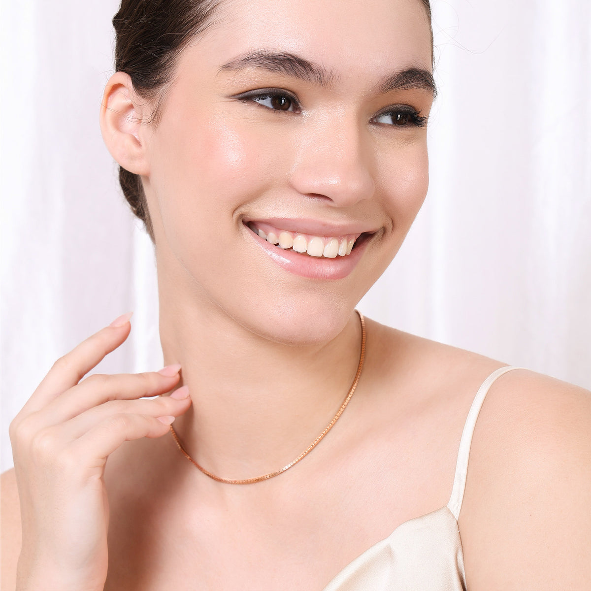 Rosy Blush Link Chain - Touch925 Silver Jewellery